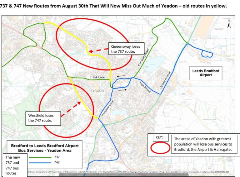 BUS SERVICES 737 & 747: Routes change this Sunday | Aireborough Civic ...